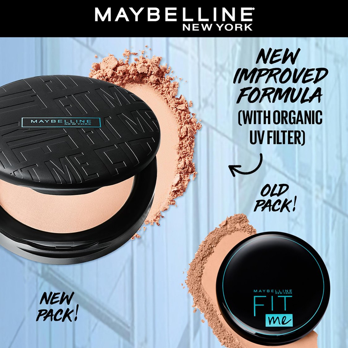 Buy MAYBELLINE NEW YORK Fit Me Matte + Poreless Compact Powder - 330 ...