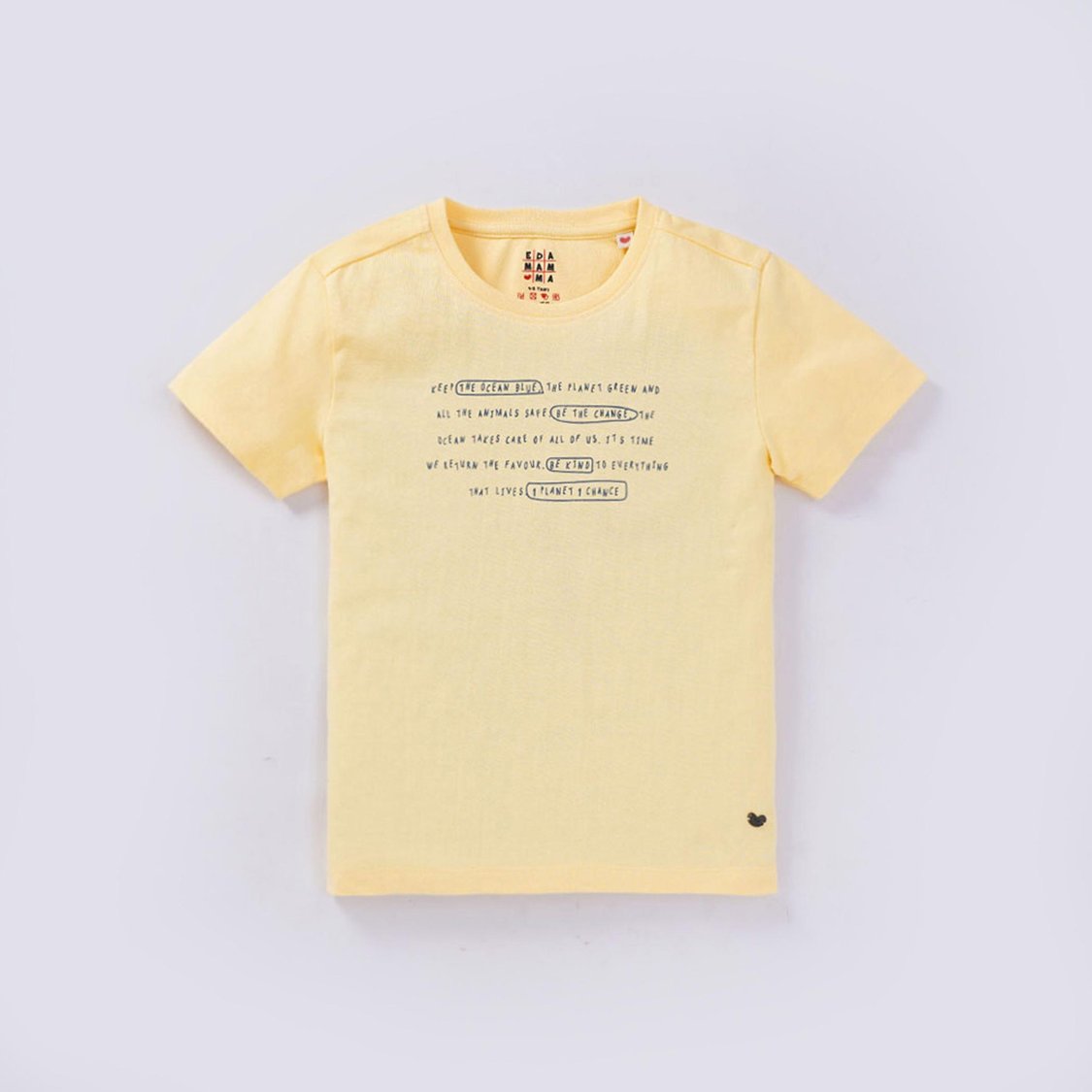 Buy ED-A-MAMMA Boys Printed Crew Neck T-shirt - Set of 2 from Ed-A ...