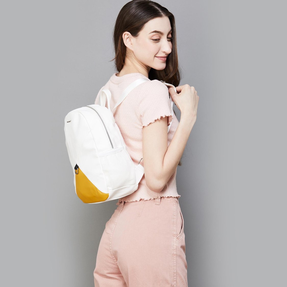 Buy FASTRACK Women Colourblocked Casual Backpack from Fastrack at just ...