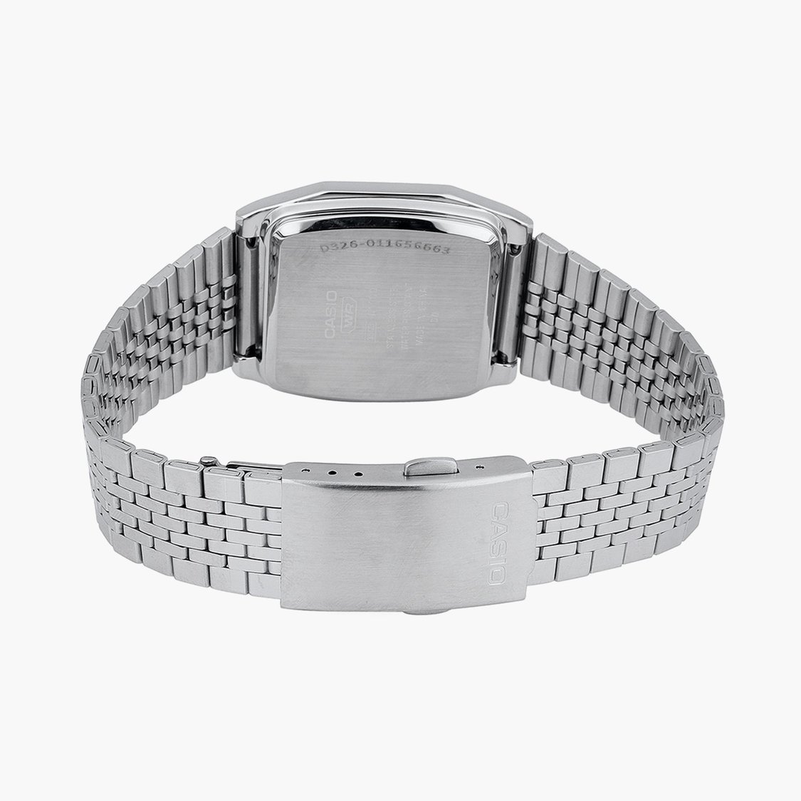 Buy CASIO Vintage Unisex Digital Watch with Stainless Steel Strap ...