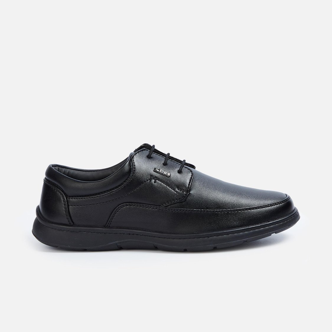 Buy ID Men Solid Faux Leather Lace-Up Formal Shoes from ID at just INR ...
