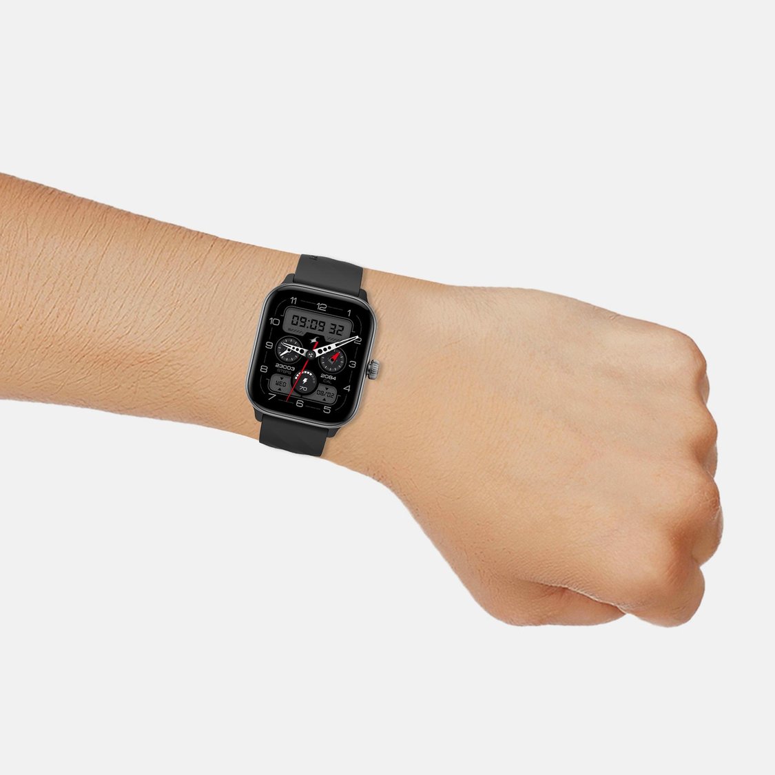 Buy FASTRACK Nitro Pro Unisex Digital Smart Watch with Silicone Strap ...