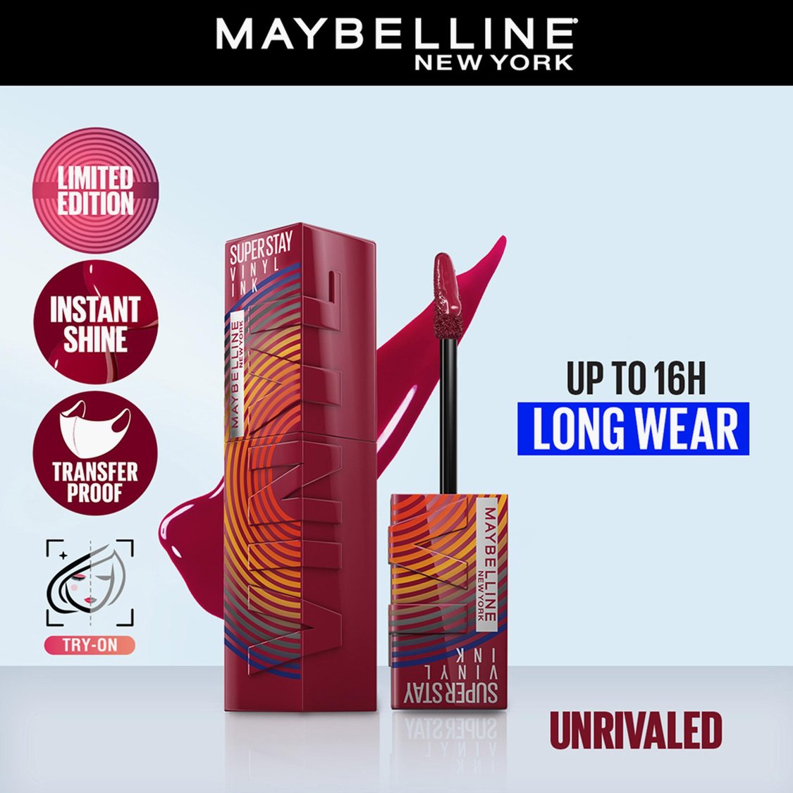 Buy MAYBELLINE NEW YORK Music Super Stay Vinyl Ink Liquid Lip Colour ...