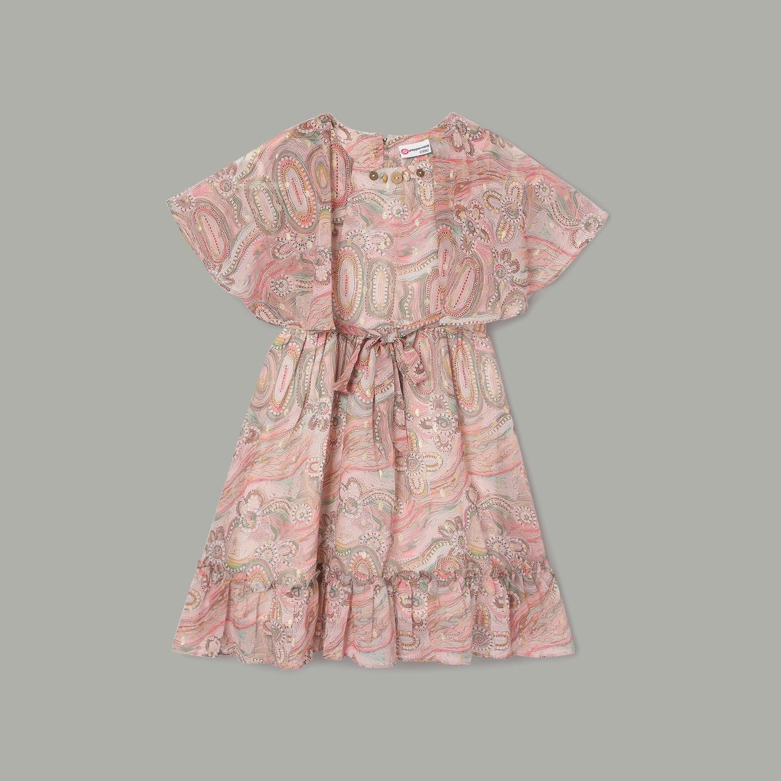 Buy PEPPERMINT Girls Printed Dress from Peppermint at just INR 1949.0