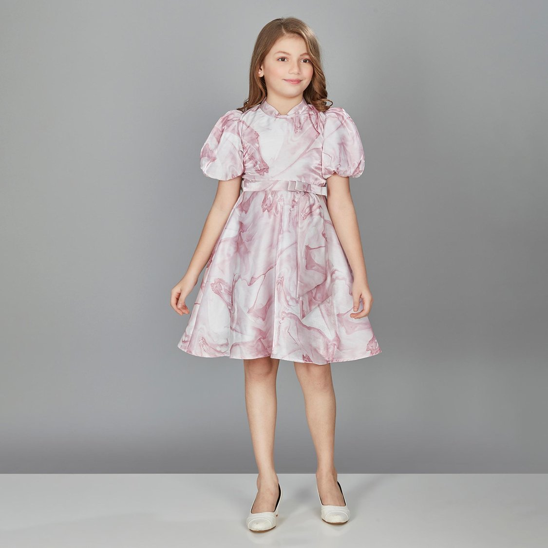 Buy PEPPERMINT Girls Abstract Printed Dress from Peppermint at just INR ...