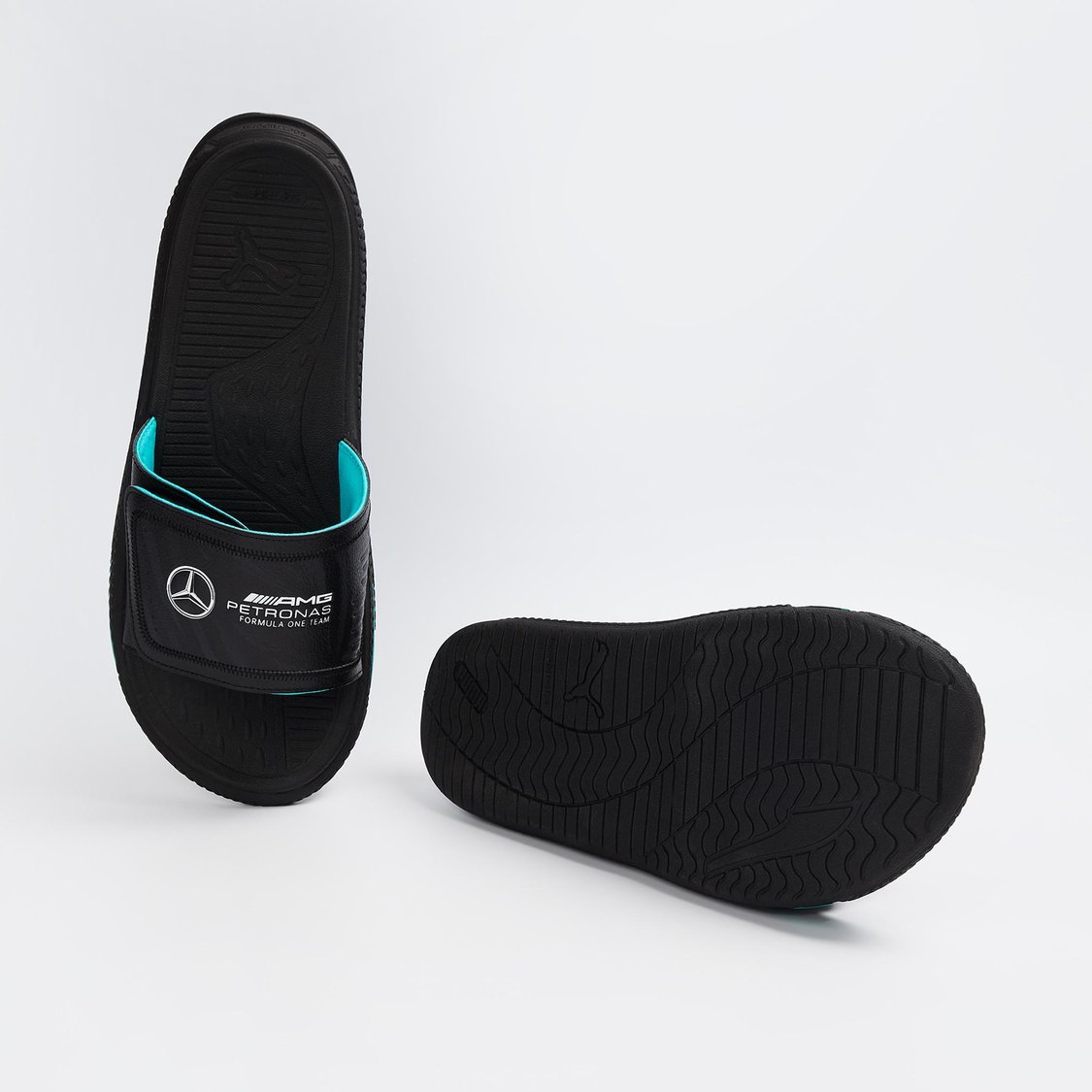 Buy PUMA Mercedes AMG Petronas F1 Softride 2.0 Men Sliders from PUMA at ...