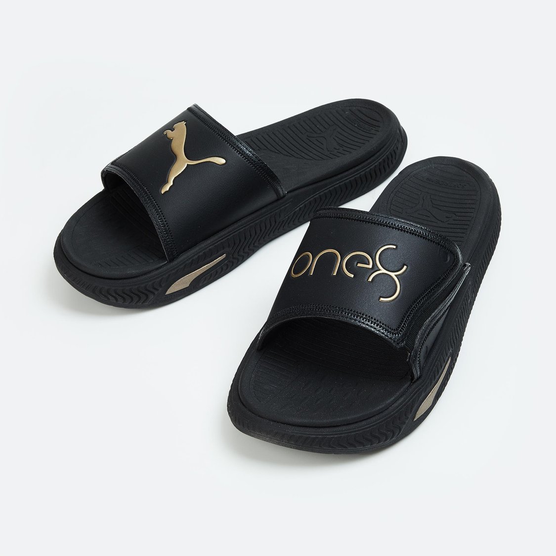 Buy PUMA Softride One8 Men Logo Engraved Sliders from PUMA at just INR ...