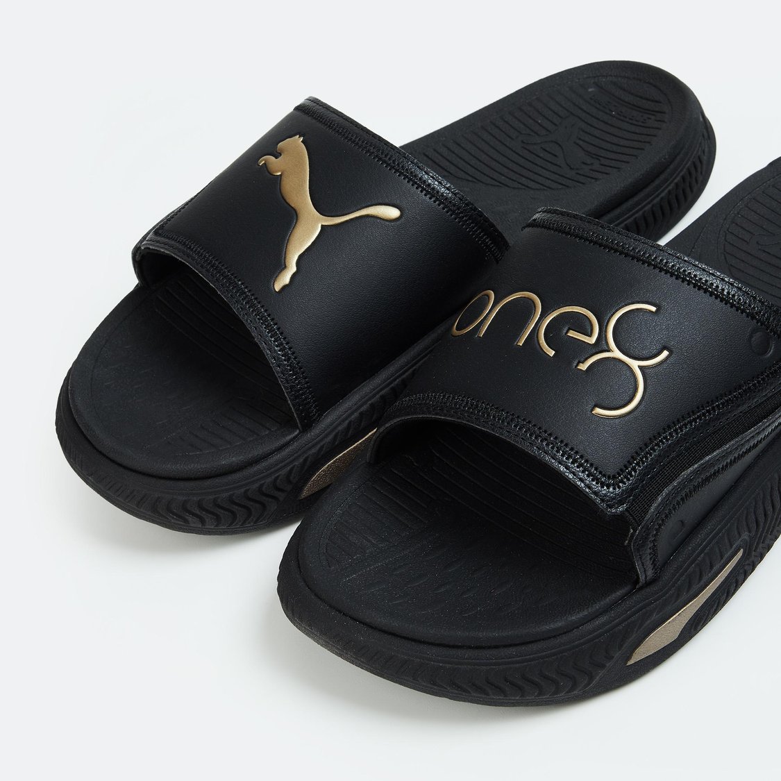 Buy PUMA Softride One8 Men Logo Engraved Sliders from PUMA at just INR ...