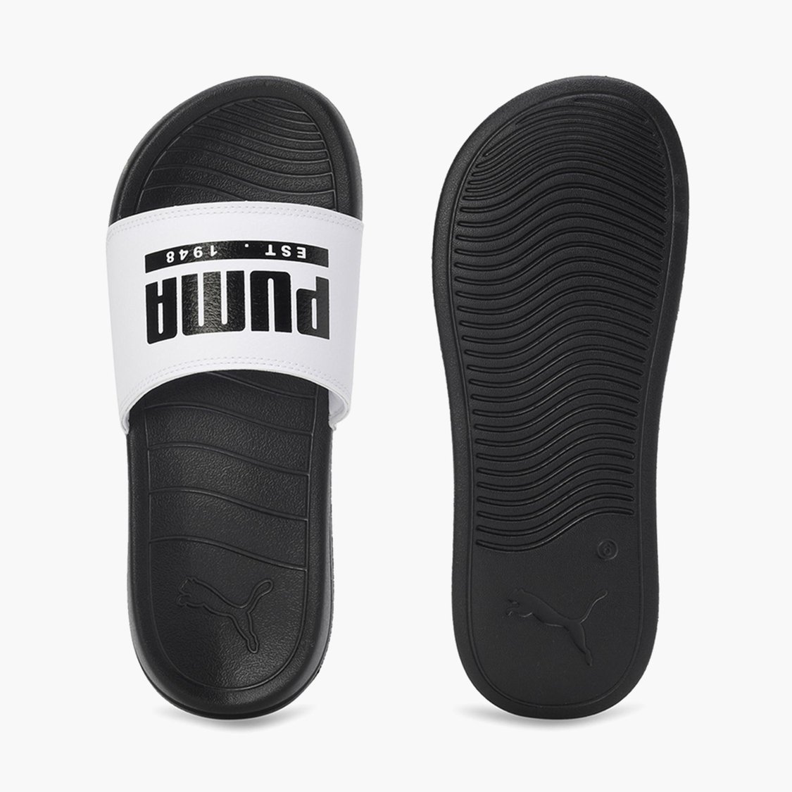 Buy PUMA Popcat Pacify Men Printed Sliders from PUMA at just INR 1999.0
