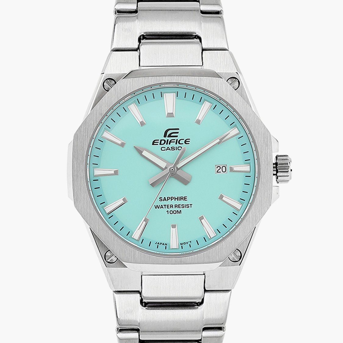 Buy CASIO Edifice Slim Men Sapphire Crystal Octagonal Analog Watch ...