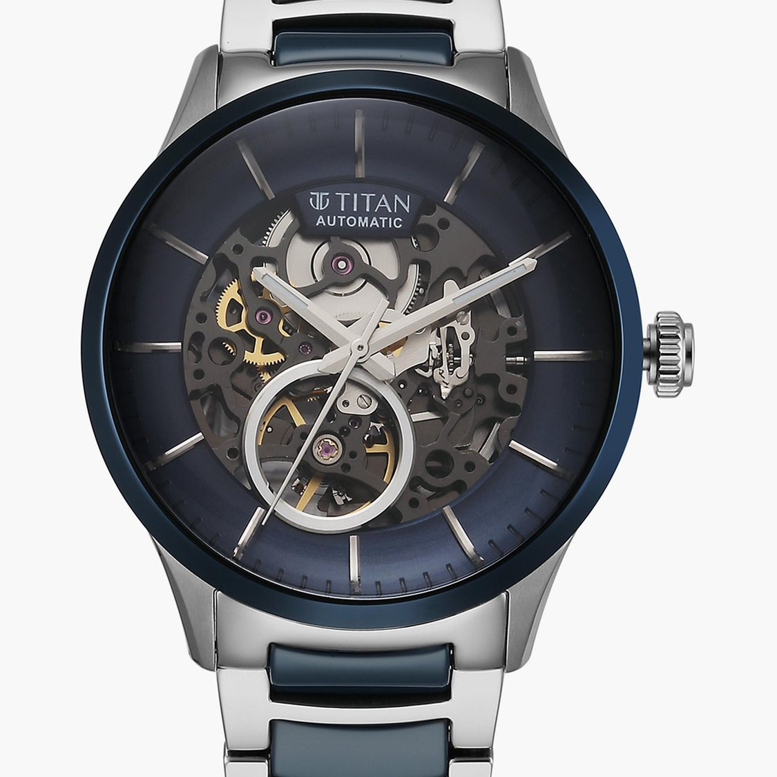 Buy TITAN Men Skeleton Automatic Watch with Ceramic Strap - 90174KD02 ...