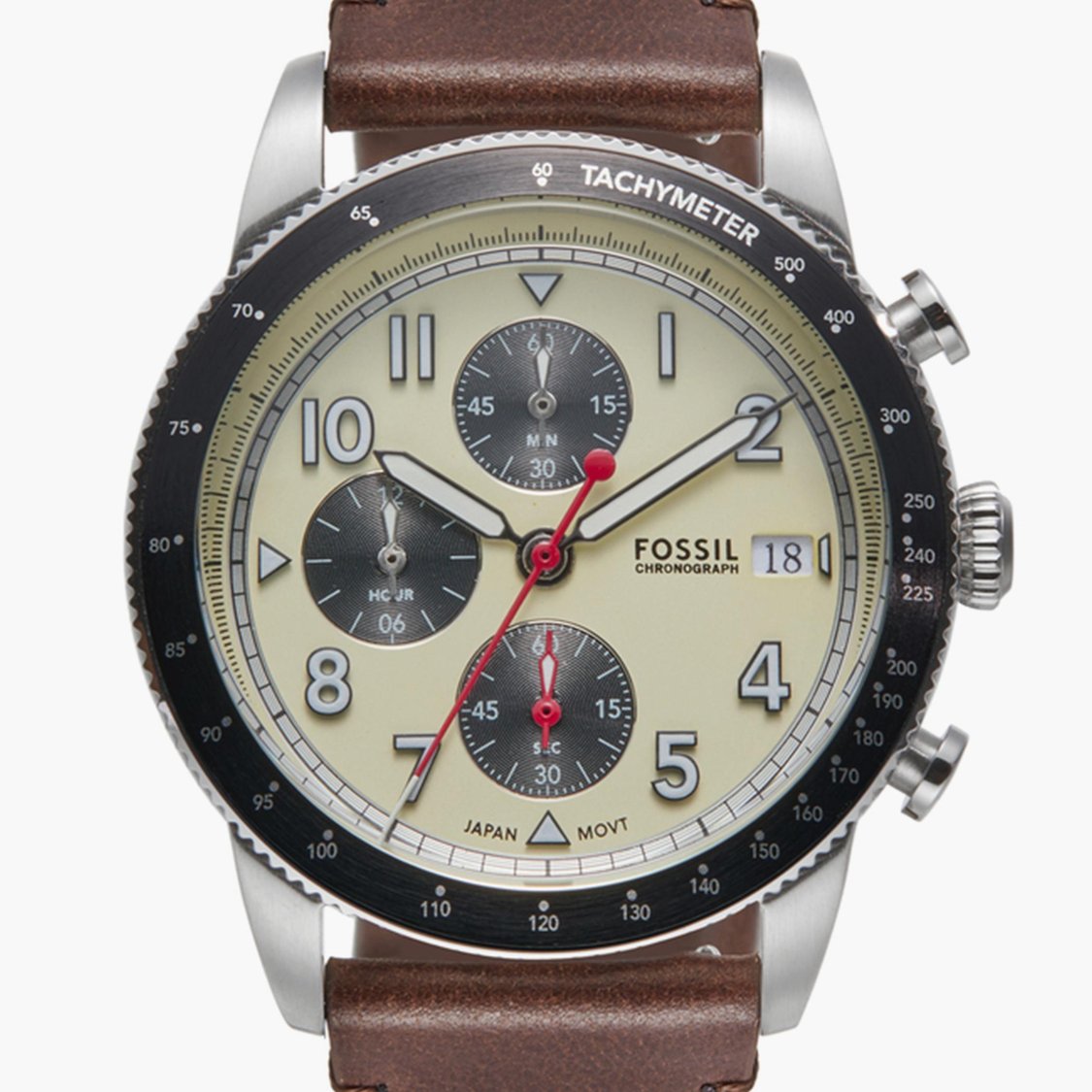 Buy FOSSIL Sport Tourer Men Chronograph Watch with Leather Strap ...