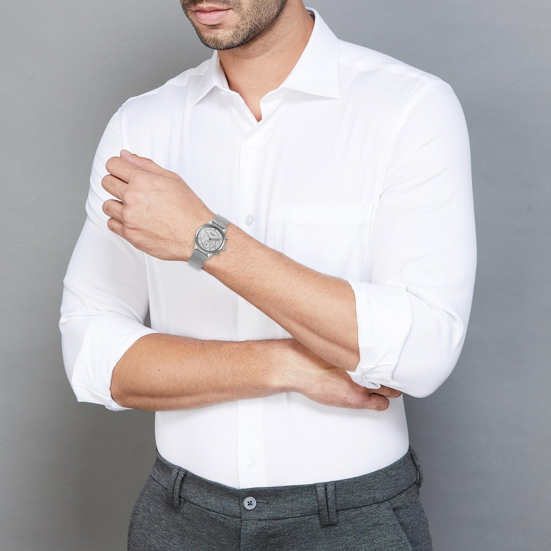 Buy TITAN Sapphire Men Multifunction Watch with Mesh Strap -1874SM01 ...