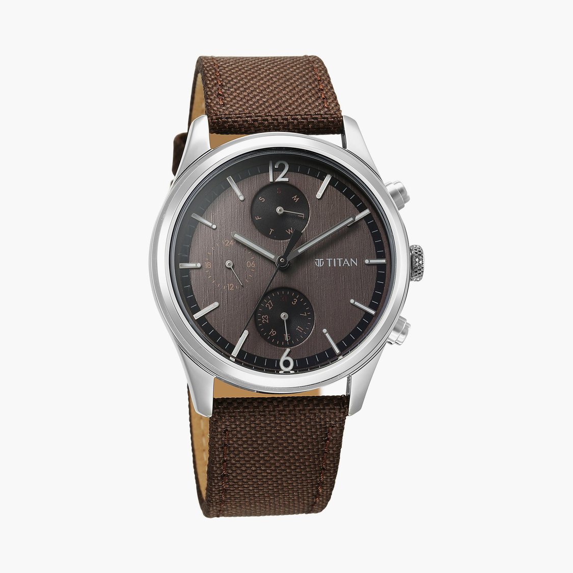 Buy TITAN Wrist Wit Men Multifunction Watch with Leather Strap ...