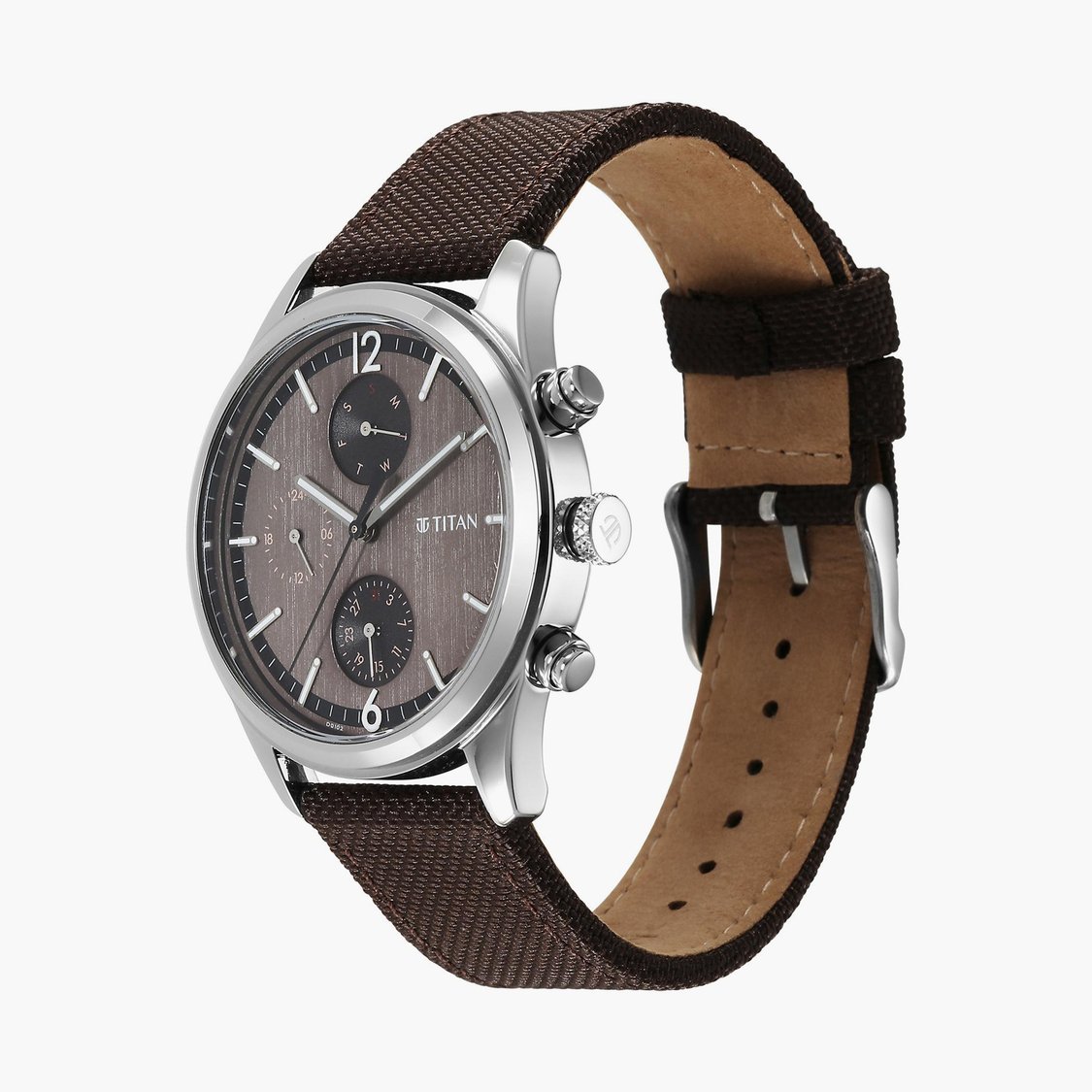 Buy TITAN Wrist Wit Men Multifunction Watch with Leather Strap ...
