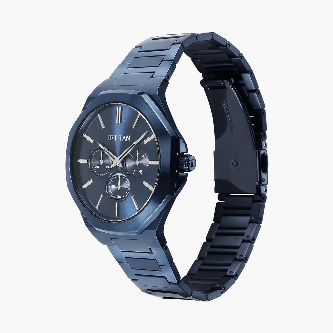 Buy TITAN Men Multifunction Watch with Metal Strap - 90198QM01 from ...