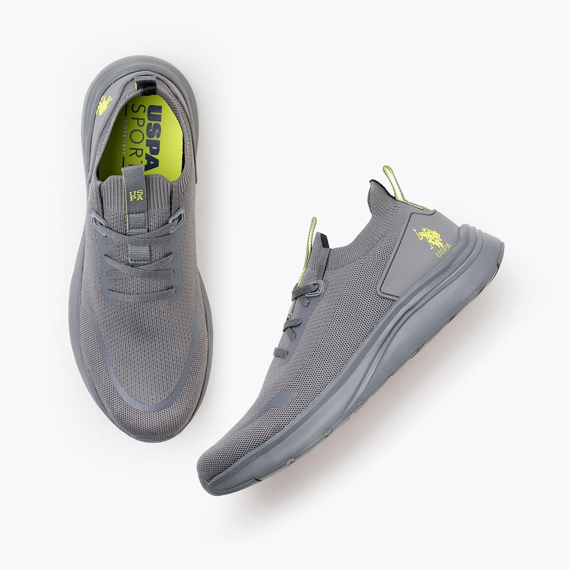 Buy U.S. Polo Assn. MEN OXLEY 3.0 Grey USPA SPORT SNEAKERS from U.S ...