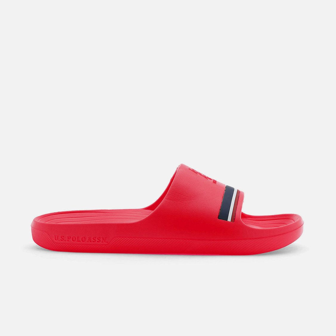 Buy U.S. Polo Assn. MEN EASTON Dk. Red FOAM WALK SLIDERS from U.S. POLO ...