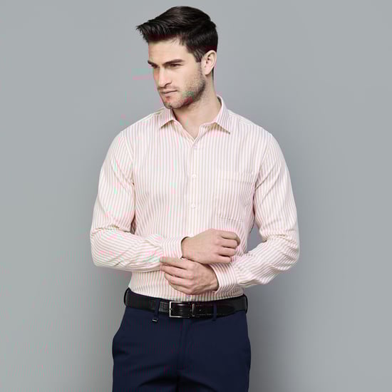 LOUIS PHILIPPE Men Striped Slim Fit Formal Shirt