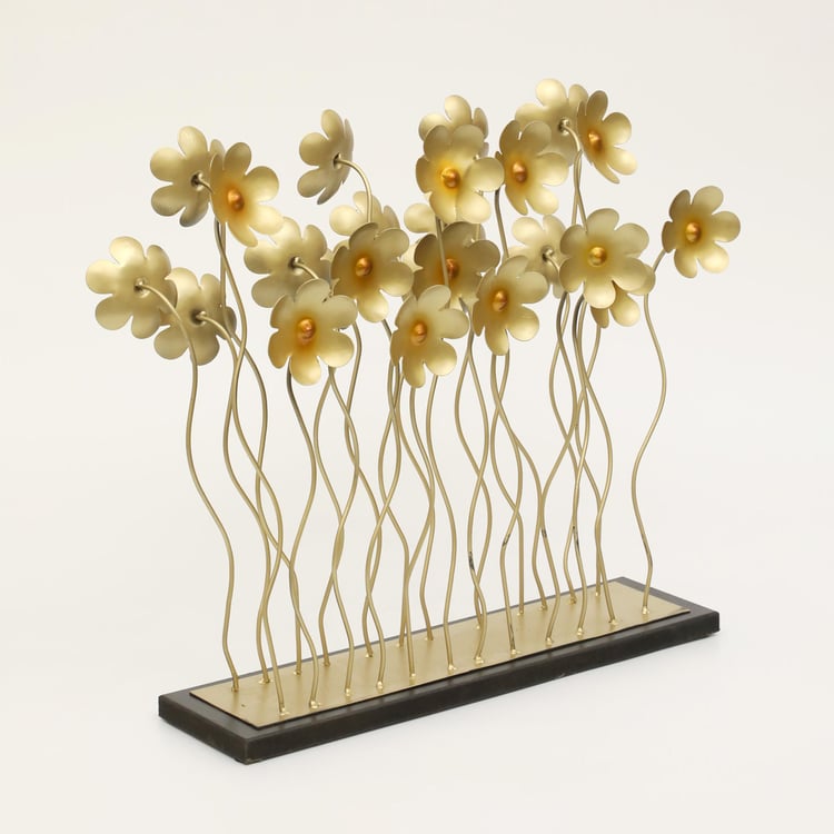 Buy VEDAS Noor Metal Flower Table Accent from Vedas at just INR 5399.0