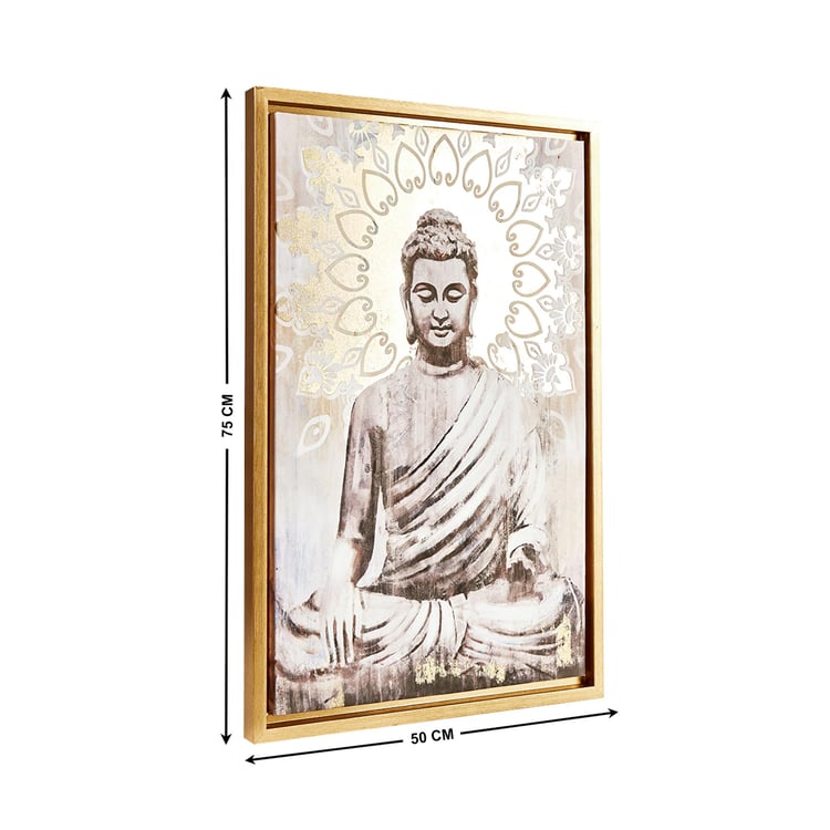Buy Artistry Enclave Meditating Buddha Picture Frame - 50x75cm from Home Centre at just INR 2999.0