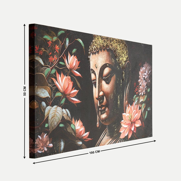 Buy Artistry Canvas Meditating Buddha Picture Frame - 100x50cm from ...