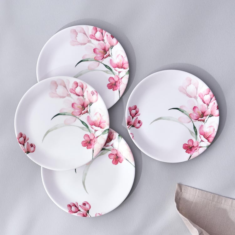 Buy Spinel Set of 4 Melamine Printed Side Plates - 18cm from Home ...