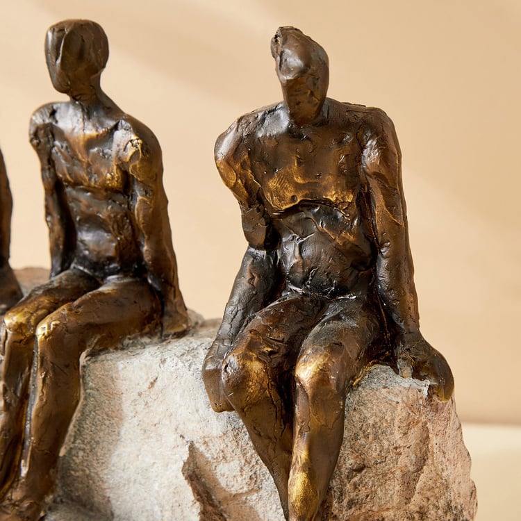 Buy Eternity Vogue Hart Polyresin People Sitting on Rock Figurine from ...