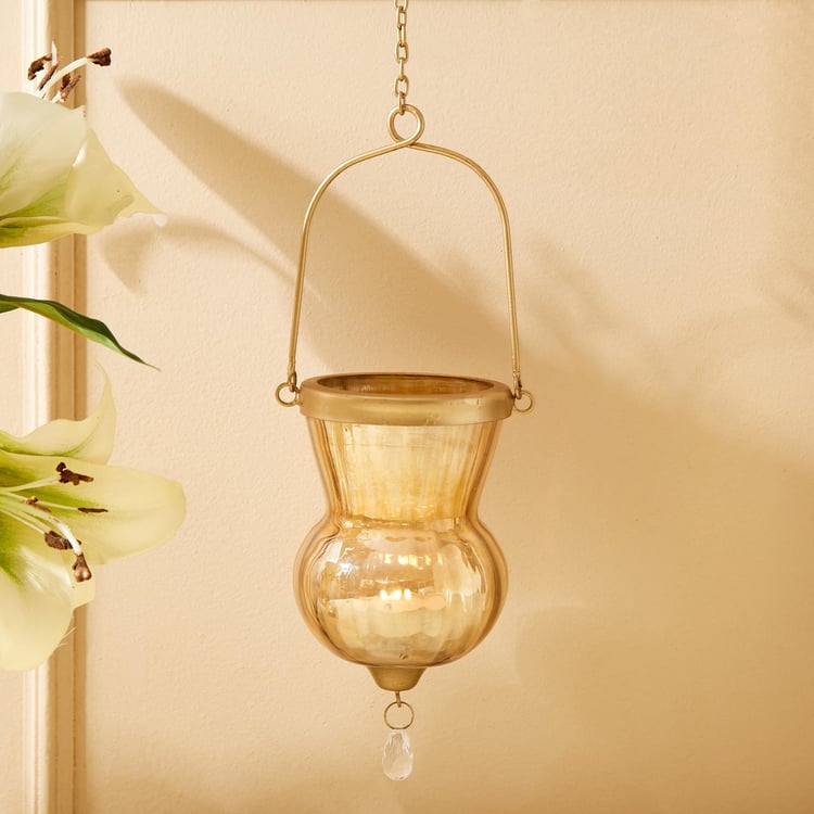 Buy Rylee Iva Glass Hanging T-Light Holder from Home Centre at just INR ...