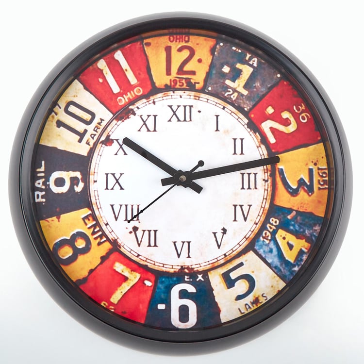Buy Fiesta Mac Wall Clock - 30cm from Home Centre at just INR 999.0