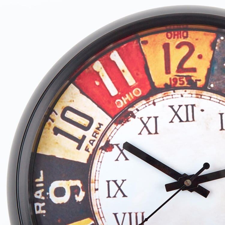 Buy Fiesta Mac Wall Clock - 30cm from Home Centre at just INR 999.0