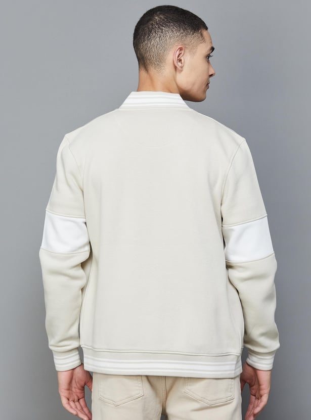 Buy FAME FOREVER Men Printed Varsity Jacket from Fame Forever at just ...