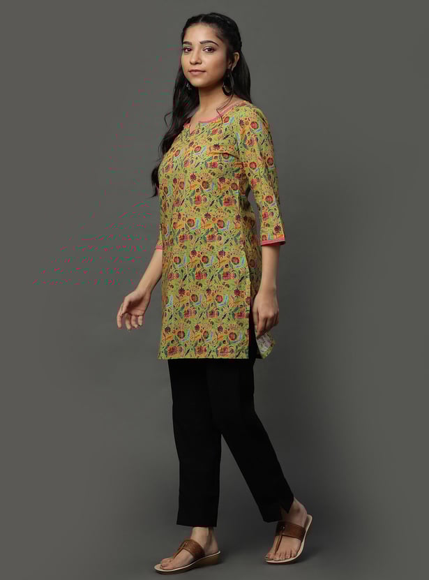 Buy AURELIA Women Printed Short Kurti from Aurelia at just INR 1399.0