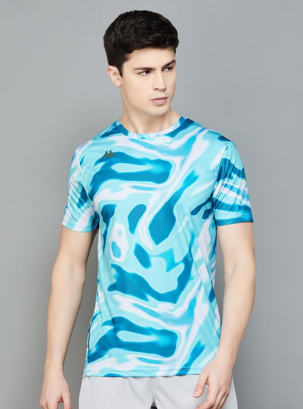 Buy KAPPA Men Printed Regular Fit Sports T-shirt from Kappa at just INR ...