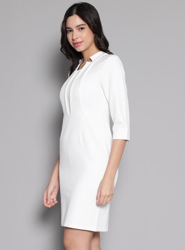 Buy ALLEN SOLLY Women Solid Sheath Dress from Allen Solly at just INR ...