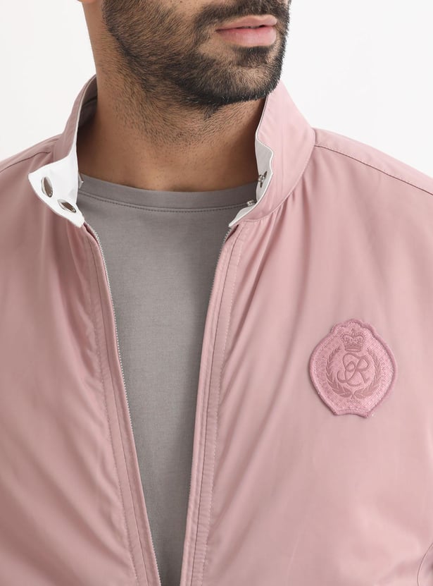 Buy RARE RABBIT Men Solid Reversible Bomber Jacket from Rare Rabbit at ...