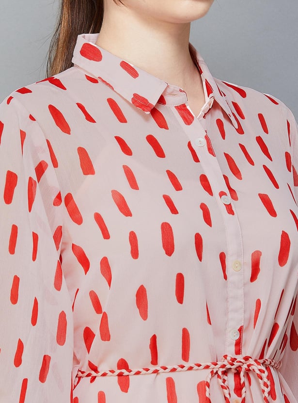 Buy COLOUR ME Women Printed A-Line Dress from Colour Me at just INR 1799.0