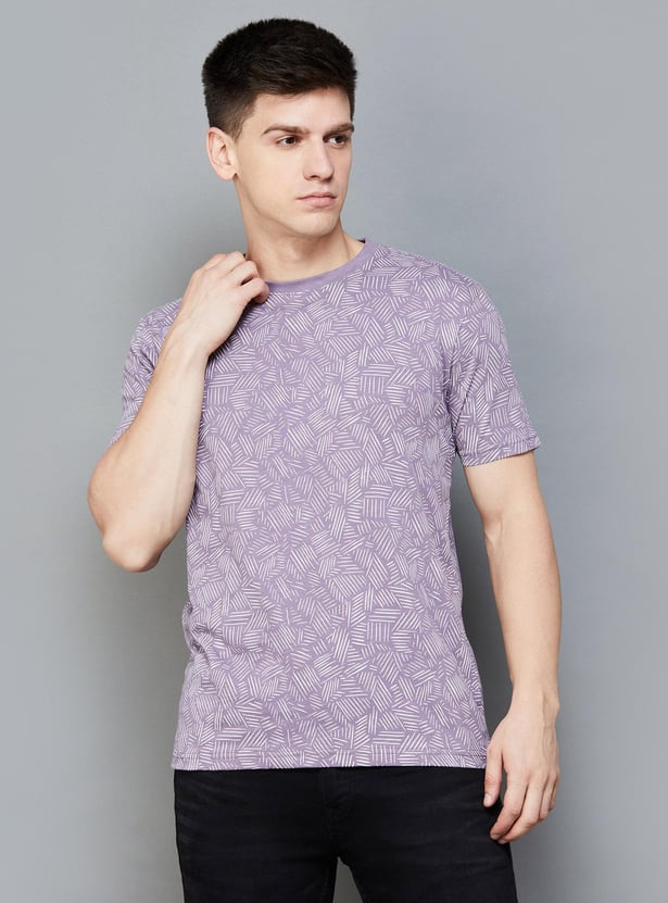 Buy CODE UNWIND Men Printed Regular Fit T-shirt from Code Unwind at ...