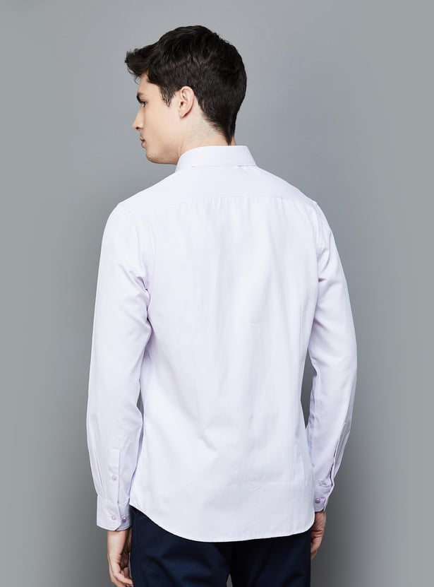 Buy CODE Men Solid Regular Fit Formal Shirt from CODE at just INR 999.0