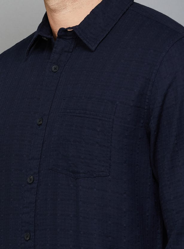 Buy FORCA Men Checked Regular Fit Casual Shirt from Forca at just INR ...
