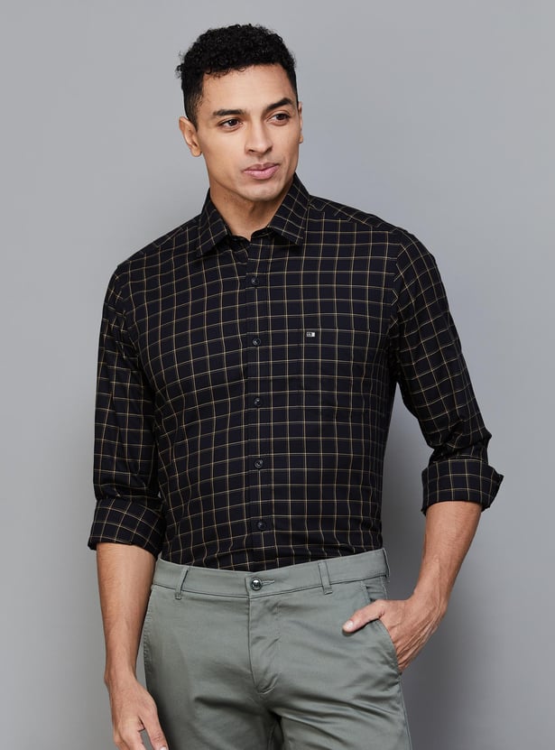 Buy ARROW SPORT Men Checked Slim Fit Shirt from Arrow Sport at just INR ...
