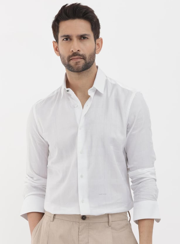 Buy RARE RABBIT Men Checked Regular Fit Casual Shirt from Rare Rabbit ...