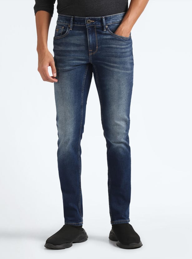 Buy FLYING MACHINE Men Stonewashed Jackson Jeans (Skinny) from Flying ...