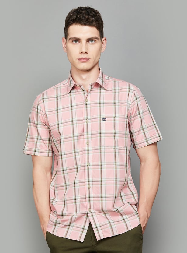 Buy ARROW SPORT Men Checked Regular Fit Shirt from Arrow Sport at just ...