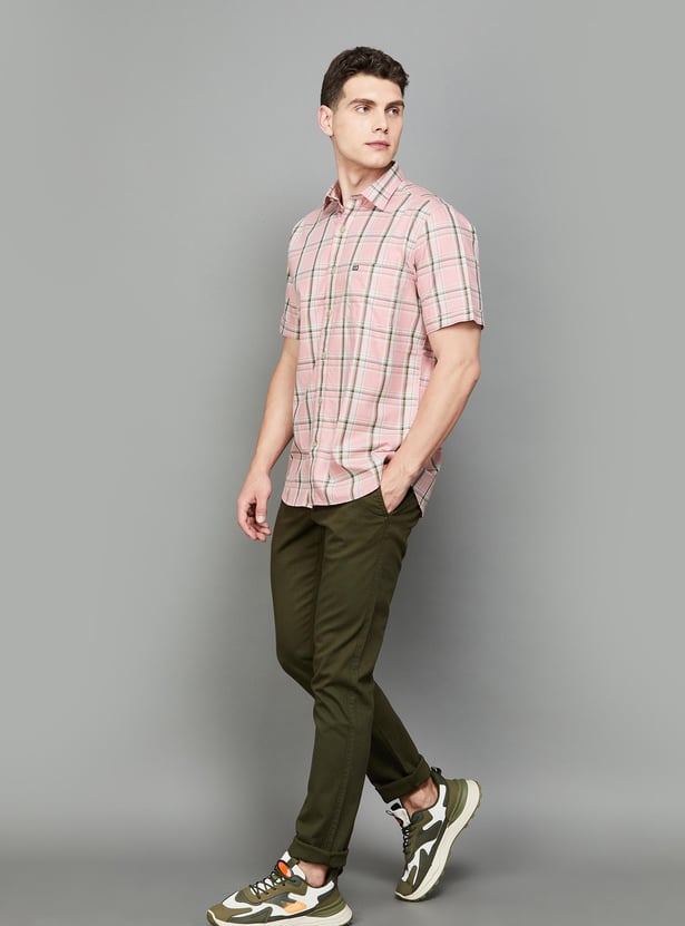 Buy ARROW SPORT Men Checked Regular Fit Shirt from Arrow Sport at just ...