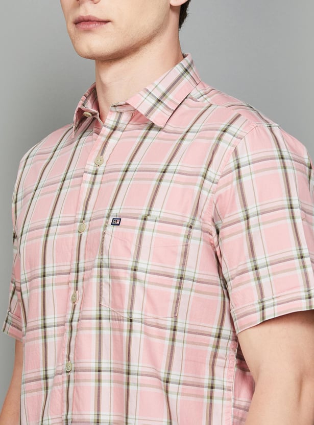 Buy ARROW SPORT Men Checked Regular Fit Shirt from Arrow Sport at just ...