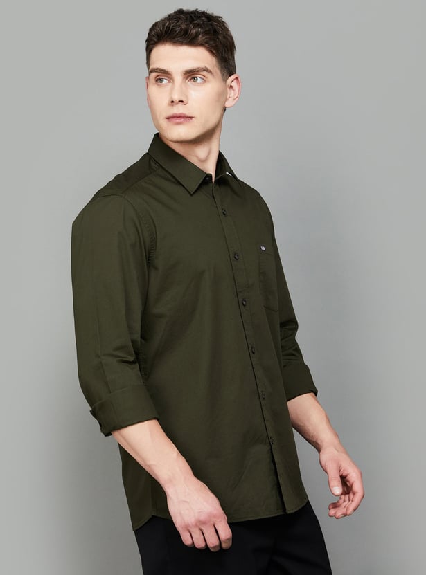 Buy ARROW SPORT Men Solid Slim Fit Casual Shirt from Arrow Sport at ...