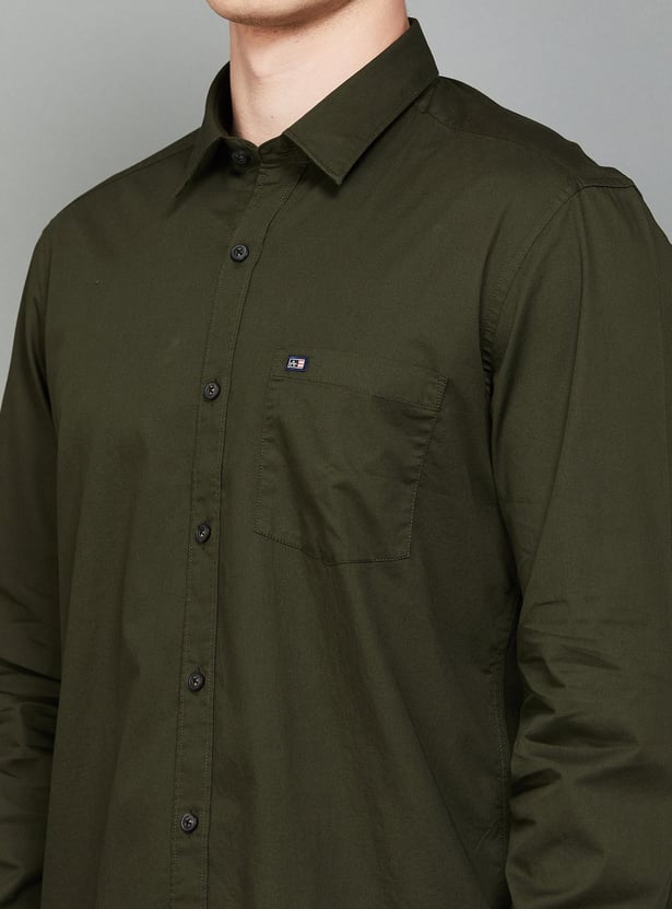 Buy ARROW SPORT Men Solid Slim Fit Casual Shirt from Arrow Sport at ...