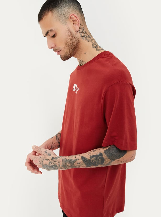 Buy Men Graphic Printed Oversized T-shirt Online at just Rs. 499.0 ...