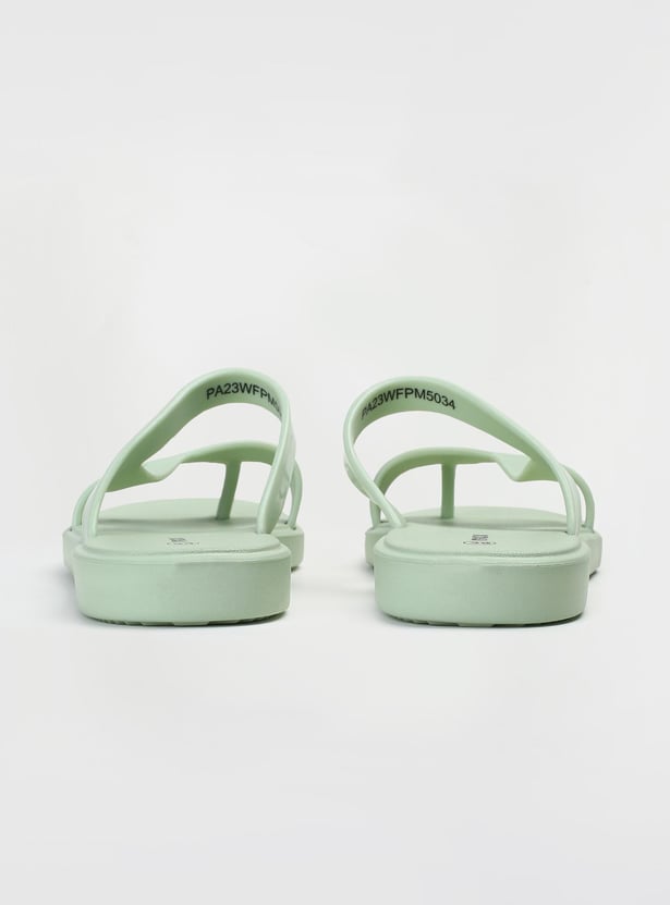 Buy Women Solid Open-Toe Sliders Online at just Rs. 399.0 ...
